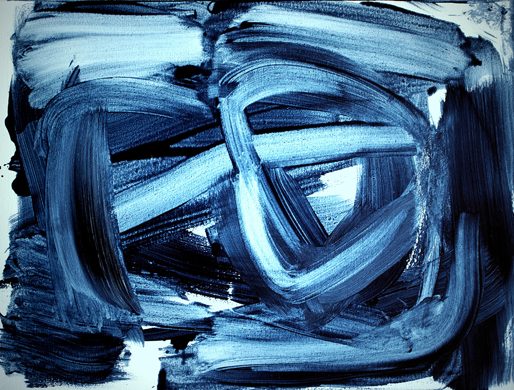 Blue Strokes II - Home